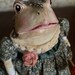 Frog and Toad Doll,frog Sculpture,frog Home Decor,toad Sculpture,ooak ...