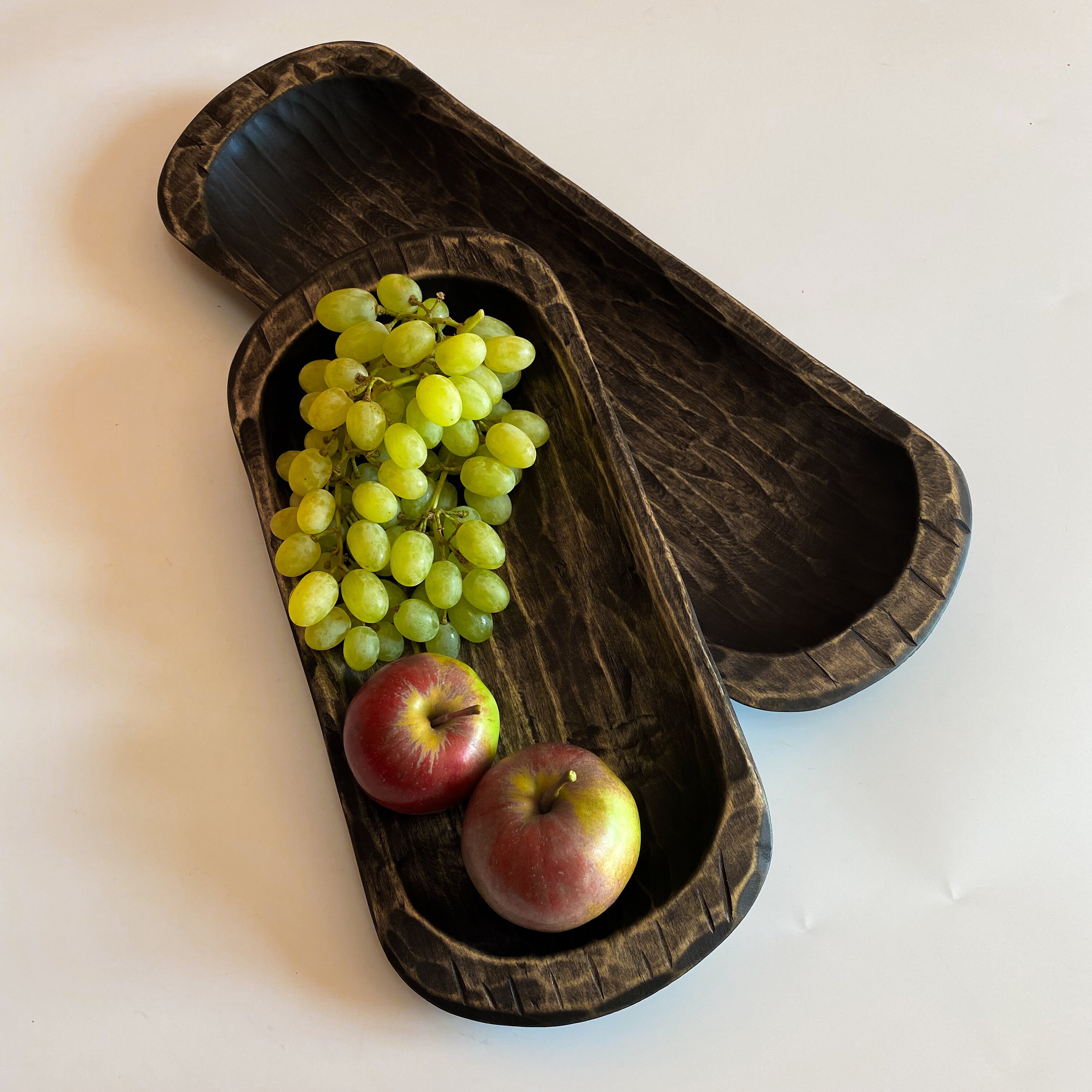Wooden Bowls, Decorative Wood Bowl Carved by Hand, Dough Bowl ...