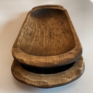 Handmade Wooden Rustic Bowl Set, Decorative Hand Carved Bowl Filler ...
