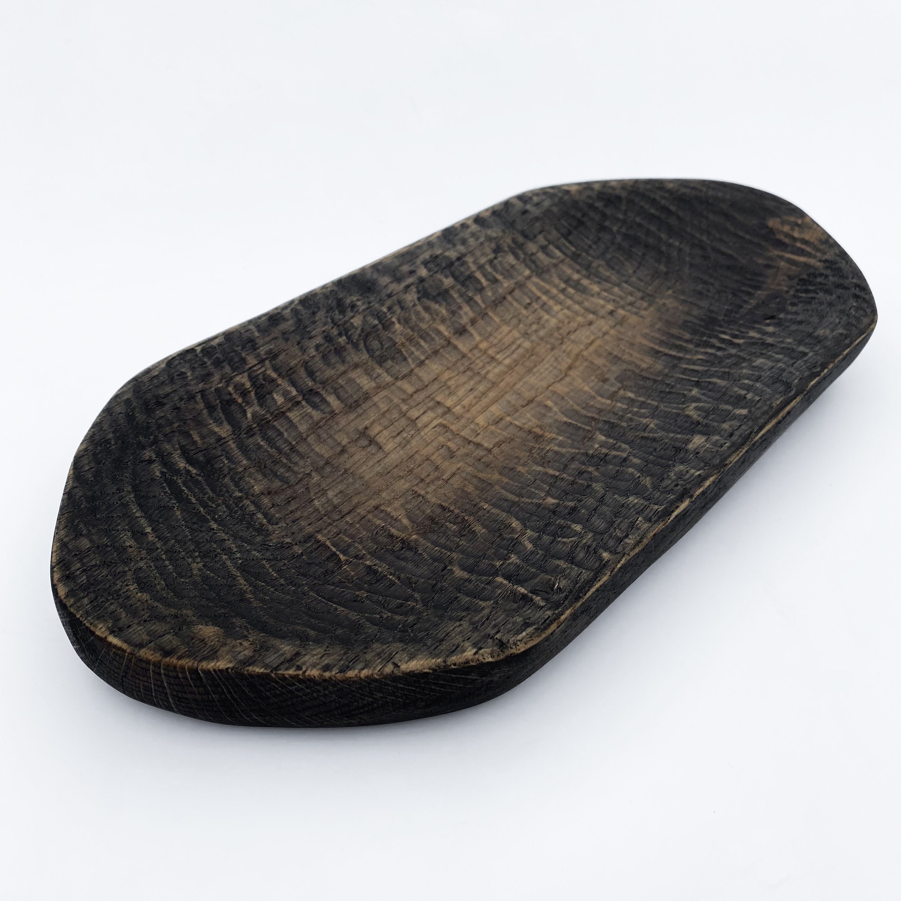 Wooden Long Bowl, Oval Wood Bowl, Black Wooden Bowl, Bowl Centrepieces ...