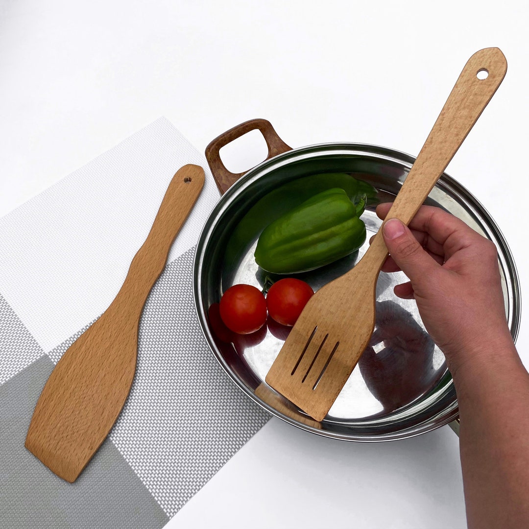 Wooden Spatula, Spatulas Set, Kitchen Tool, Cooking Spatula, Carved ...