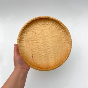 Round Wooden Plate, Wood Circular Plates Eating, Flat Wood Dish, Wooden ...