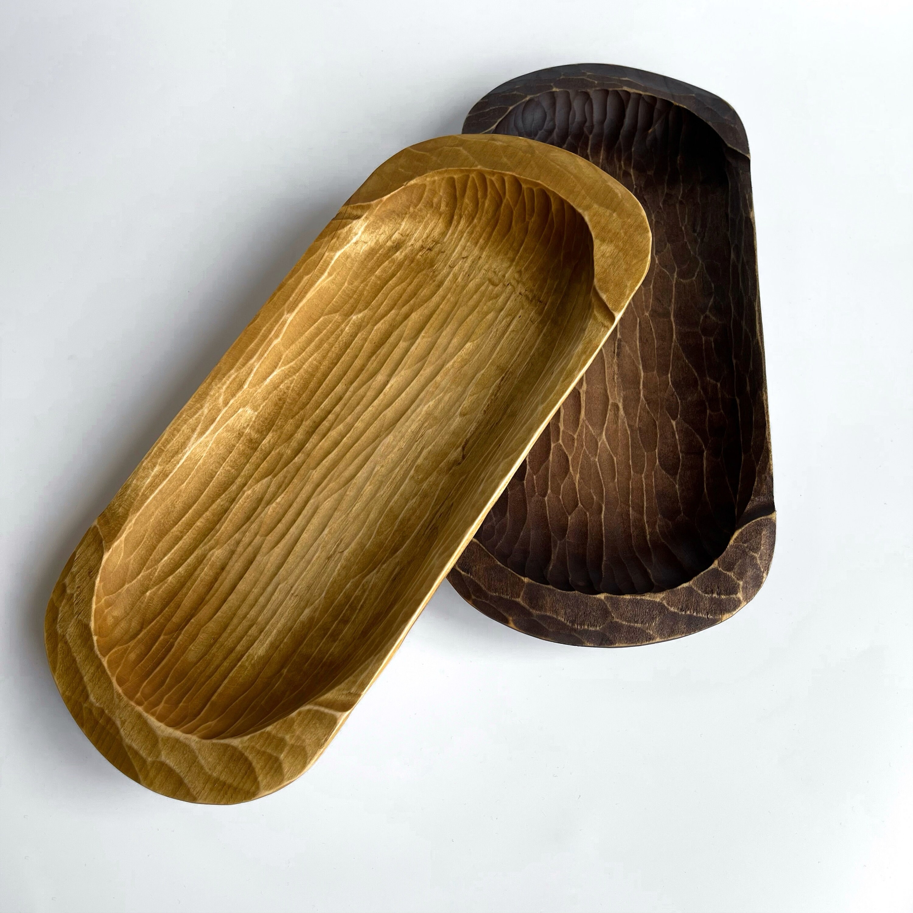 Wooden Dough Bowls, Large Rustic Bowl, Oval Wooden Bowls, Wooden Bowl ...