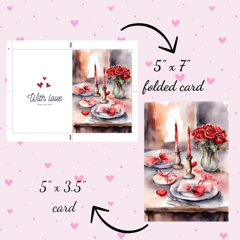 Happy Valentine's Day Card DIGITAL Download Printable Valentine's Card ...