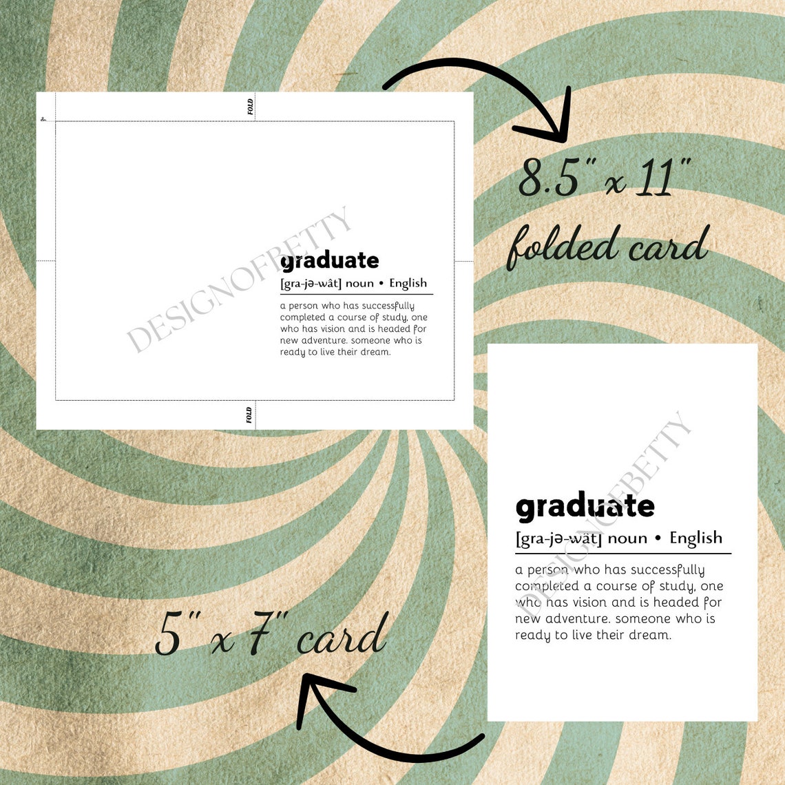 Instant Download Printable Graduation Card Congratulations Graduate ...