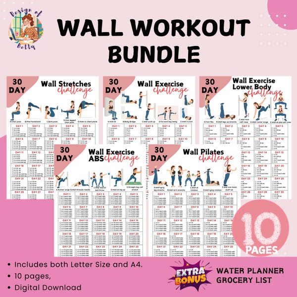 Wall Pilates Poster - Etsy