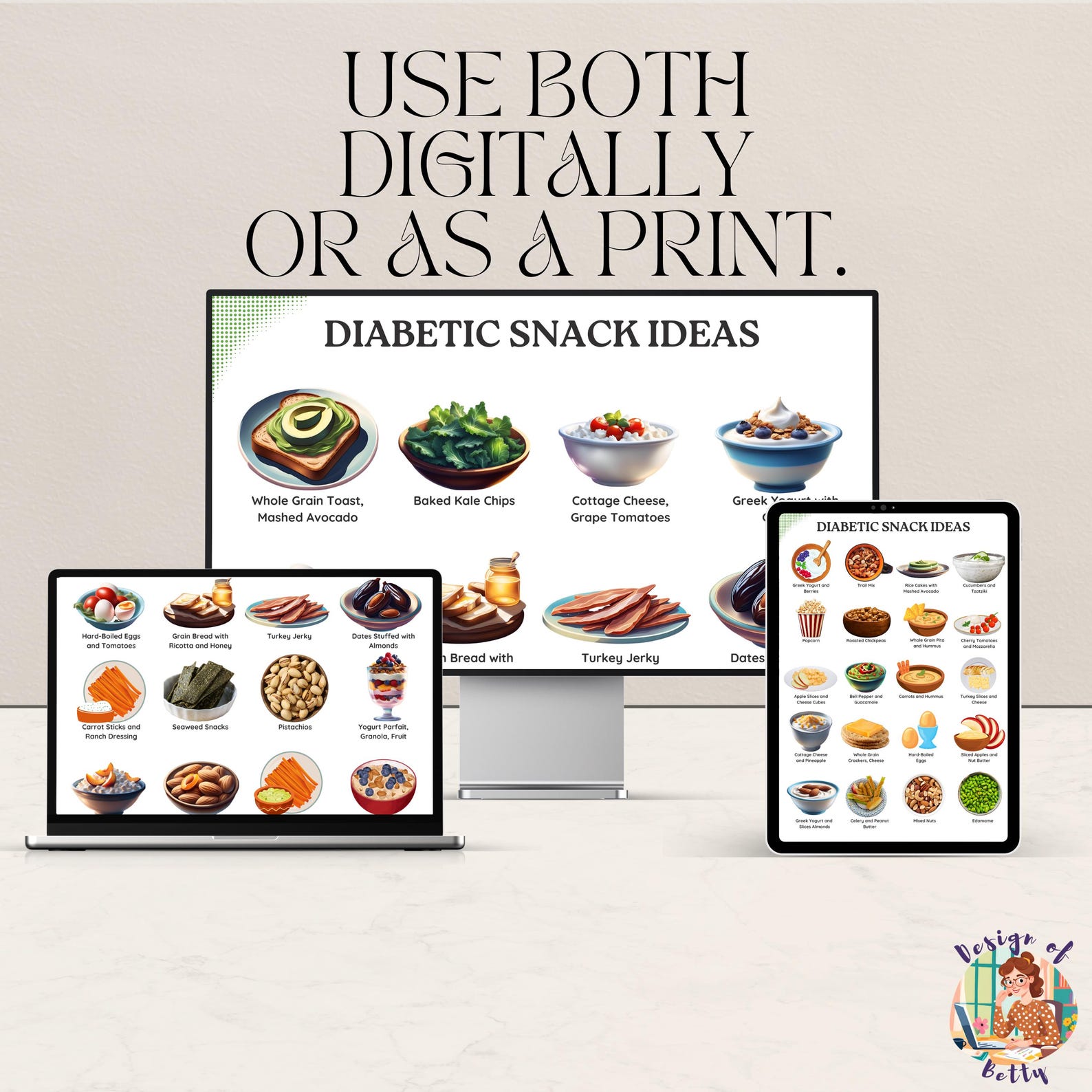 Diabetic Snacks List & Ideas, Diabetic Drinks, Diabetes Meal Plan, Low ...