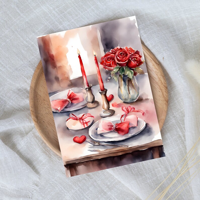 Happy Valentine's Day Card DIGITAL Download Printable Valentine's Card ...