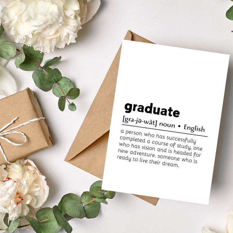 Instant Download Printable Graduation Card Congratulations Graduate ...