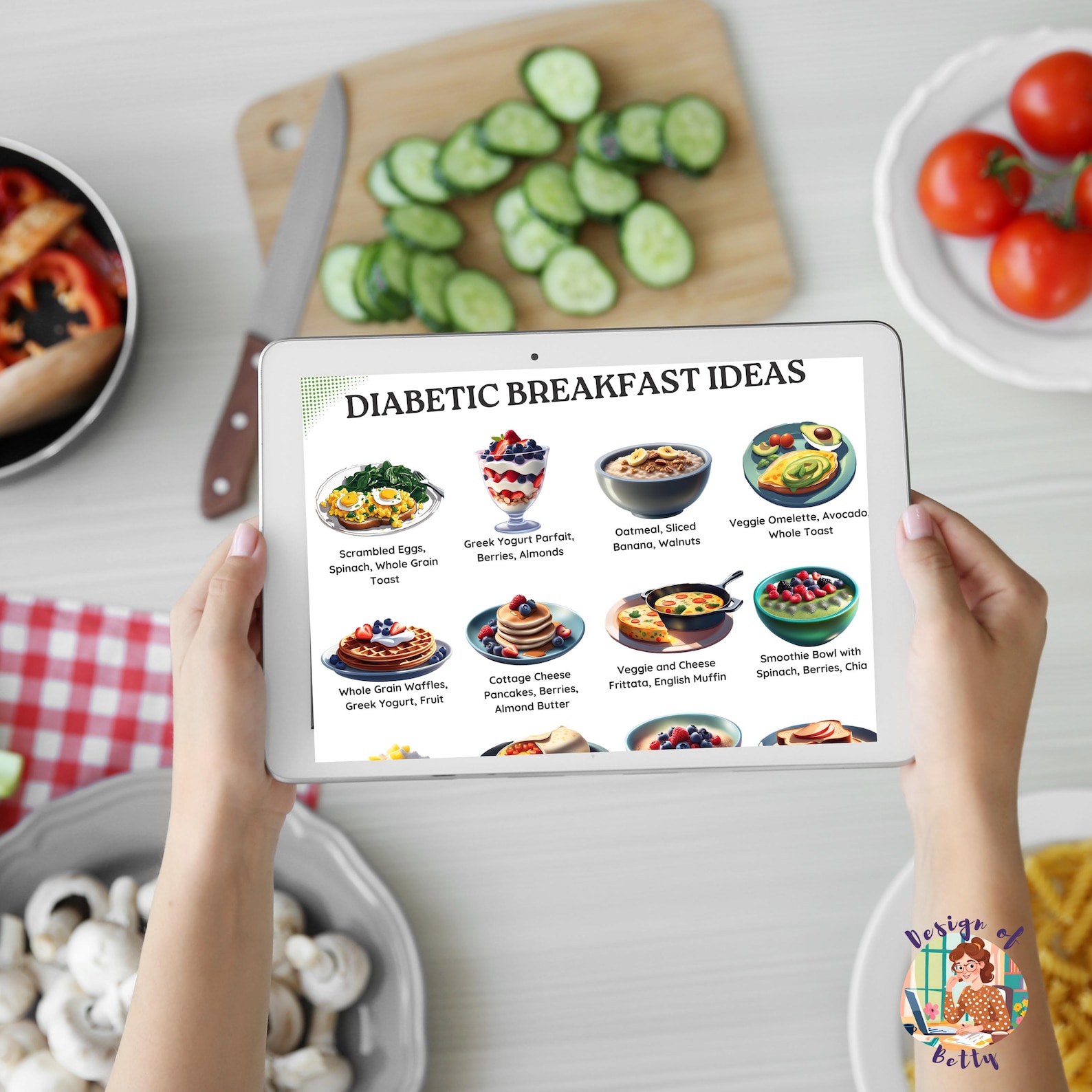 Diabetic Breakfast Ideas, Breakfast Food for Diabetics, Printable PDF ...