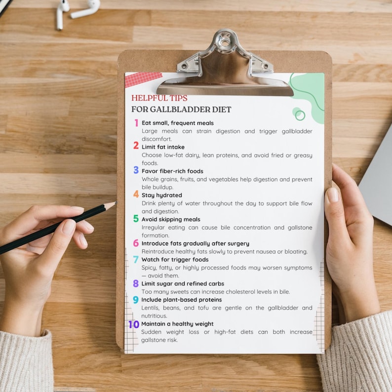 Gallbladder Diet Food List, Gallstones & Post Gallbladder Removal ...