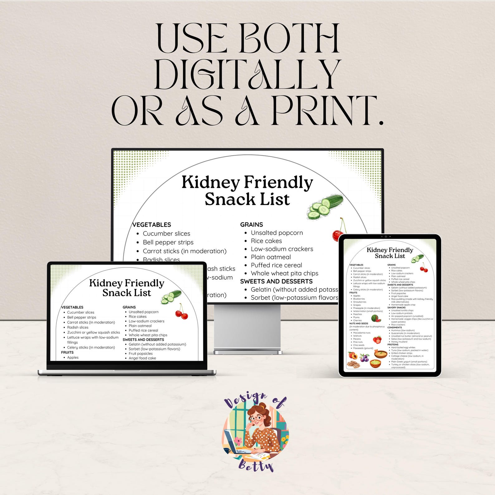 Kidney Friendly Snack List, Stage 4 Kidney Disease Snack Ideas, Kidney ...