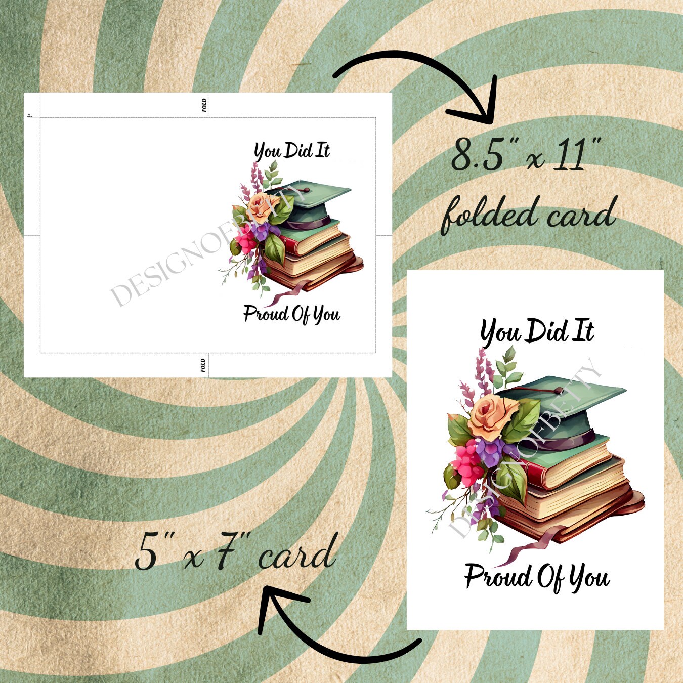 Minimalist Graduation Card Printable 2024 Graduate Congratulations ...