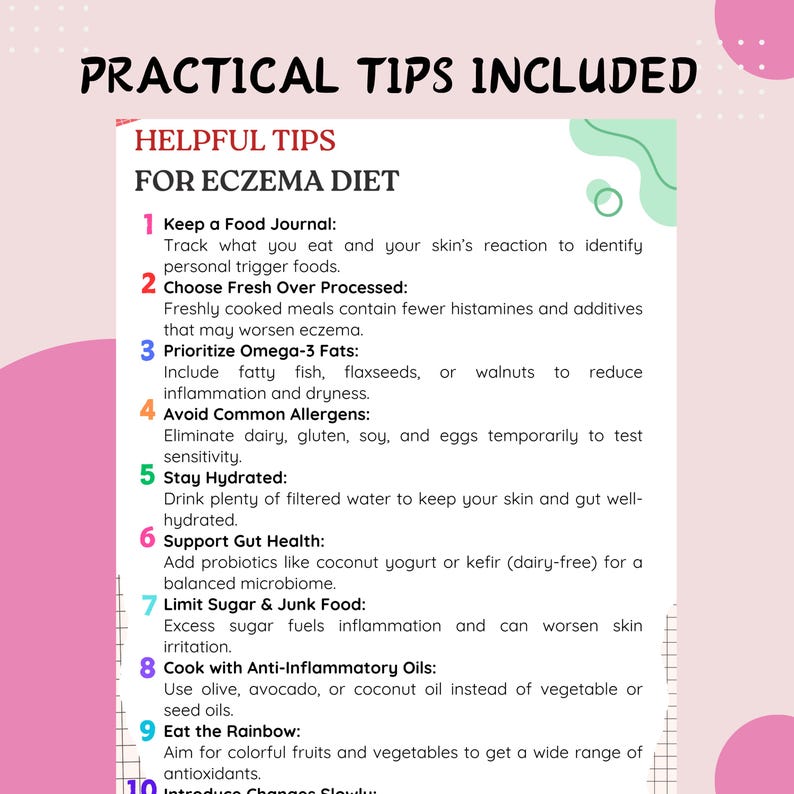 Eczema Diet List, Eczema Foods to Avoid, Grocery List, Eczema Diet ...