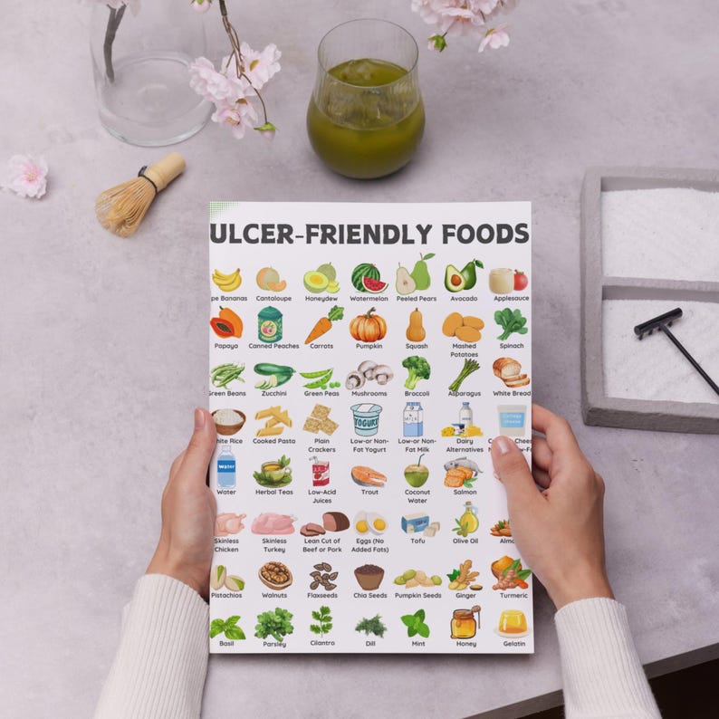 Ulcers Food List, PDF, Gastric Ulcer Food Chart That Helps You Find ...