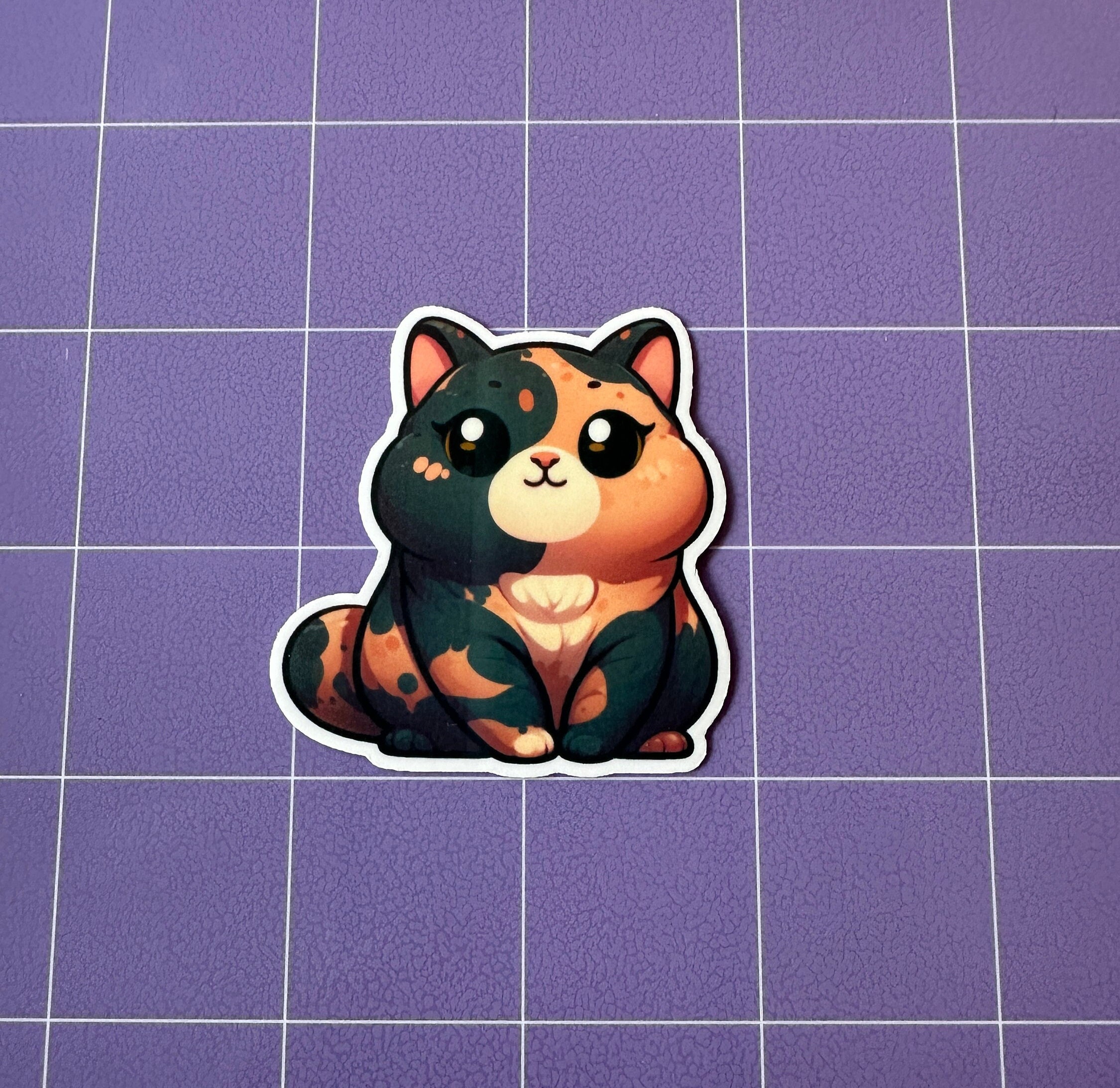 Pixel the Cat - Vinyl Sticker - Etsy