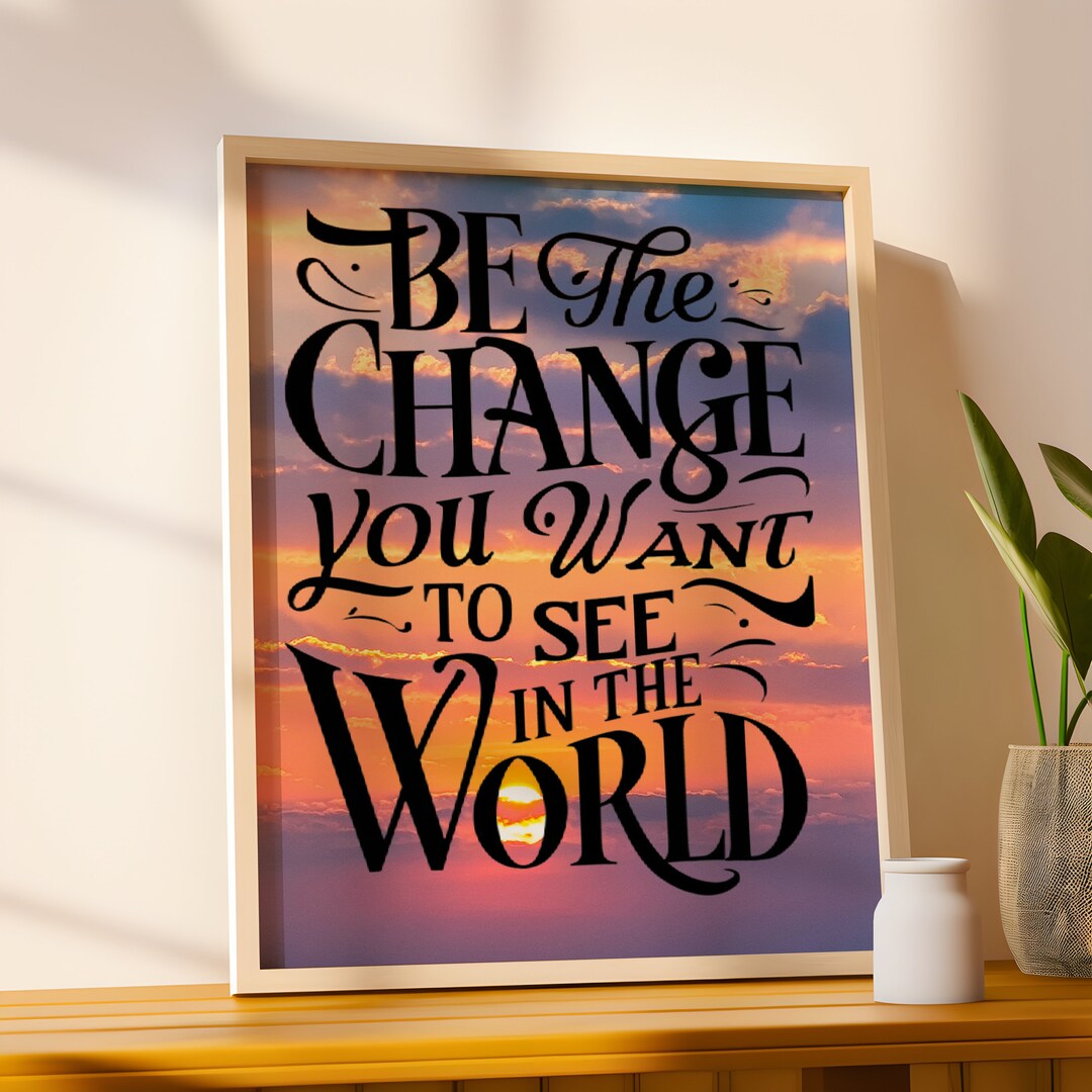 Inspirational Quote Poster, Motivational Wall Art, Growth Mindset Art ...