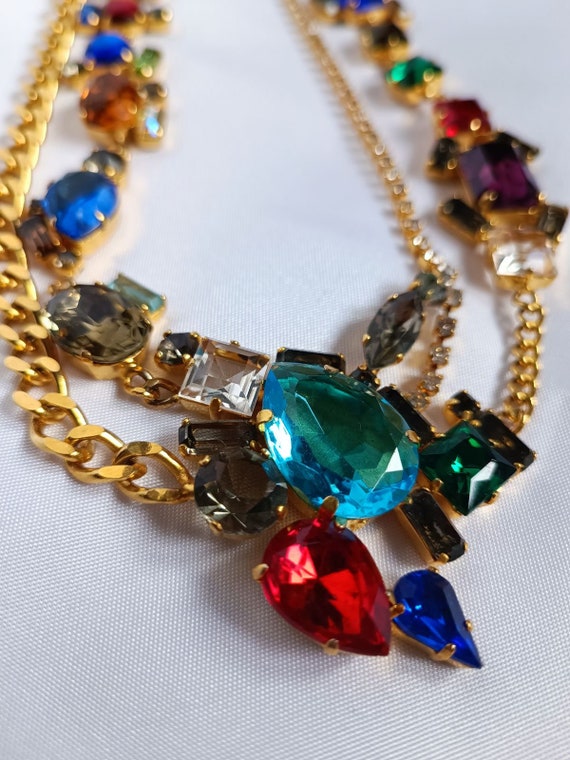 COLLIER A DOPPIA CATENA - Gem