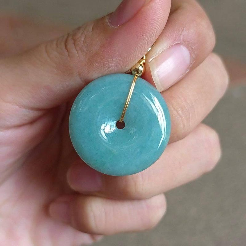 Donut Shape Jade Beads - Etsy