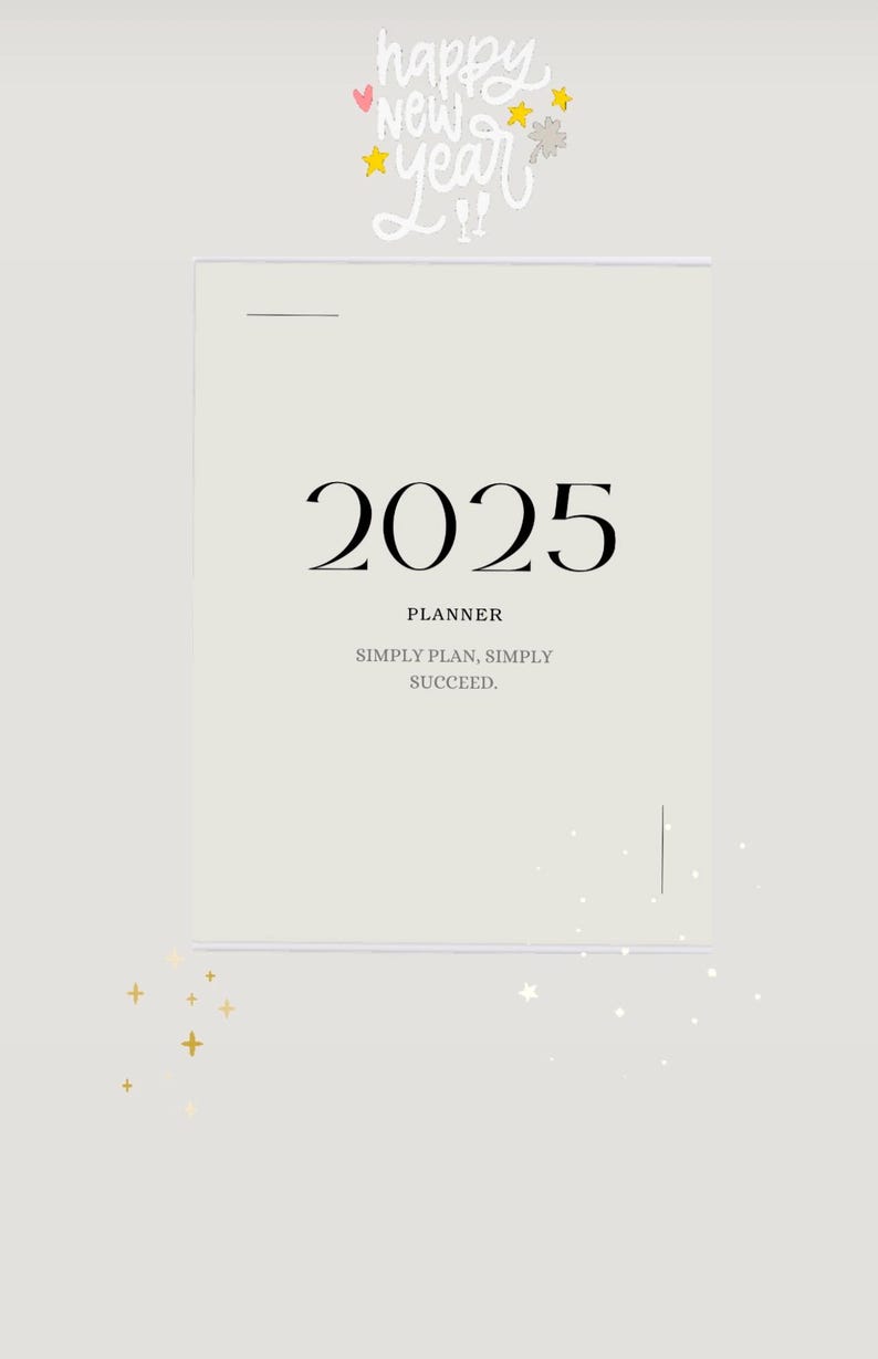 The Simply Planner: 2025 - Etsy