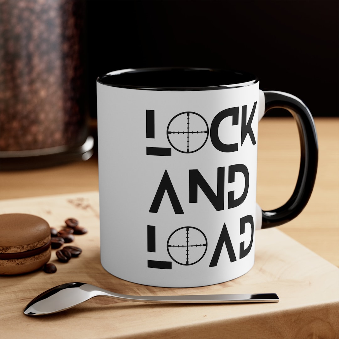 Gun Coffee Mug 2A Lock and Load Guns and Ammo American Freedom 2A USA ...