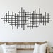 Minimalist Metal Wall Decor, Geometric Metal Wall Art, Abstract Line ...