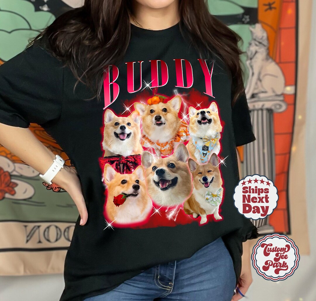 Custom Retro Dog Bootleg Shirt, 90s Vintage Cat Sweatshirt ...