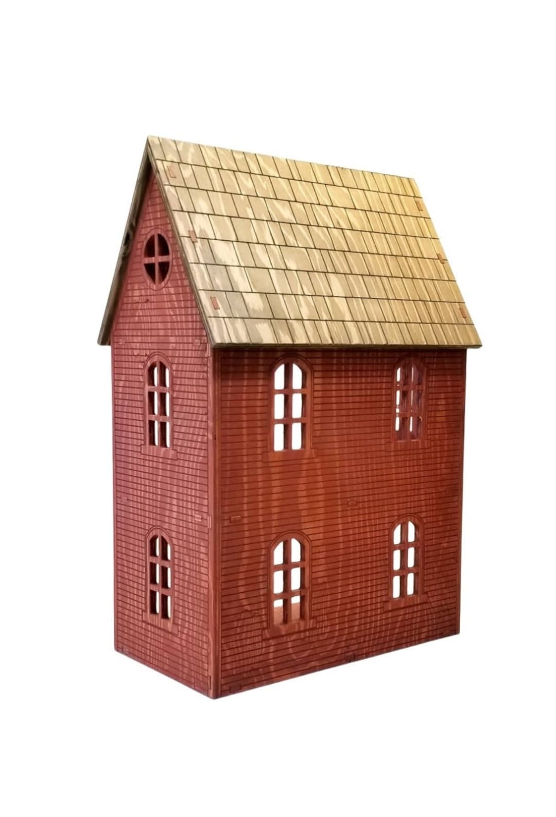 Handmade Vintage Wood Doll House - Etsy
