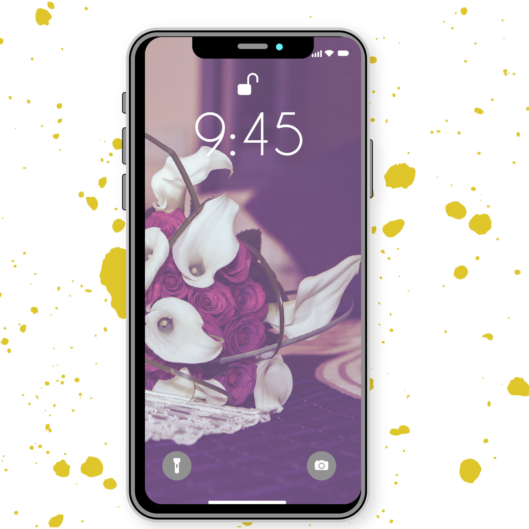 Set of Two Aesthetic and Flirty Phone Wallpapers. A Beautiful and ...