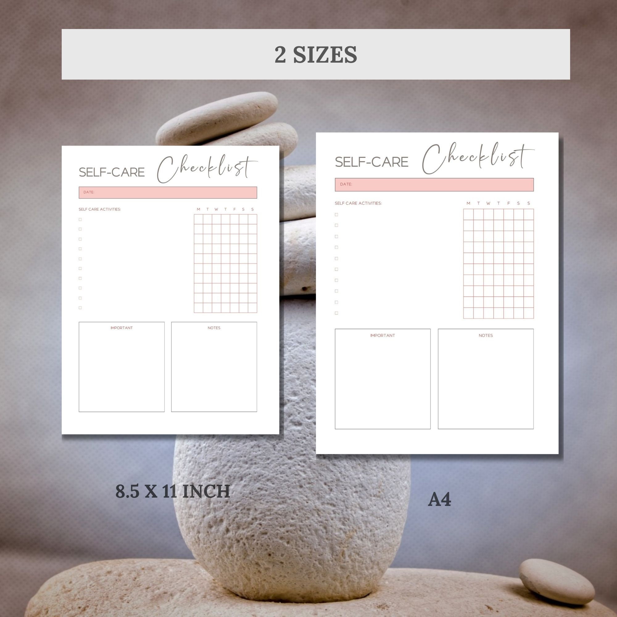 Self-care Checklist Quick Guide ADHD Self Care Weekly Self Care ...