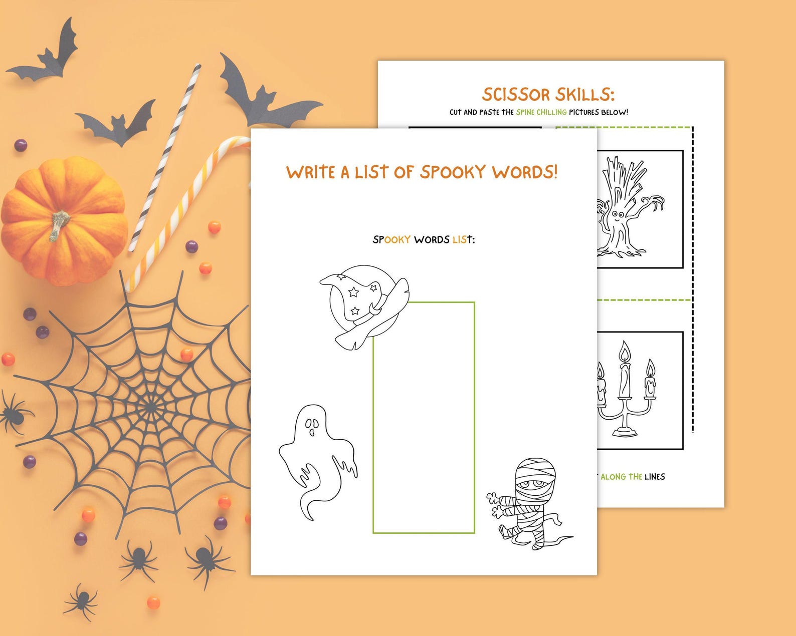 Halloween Activity Bundle: Kids Party Games & Coloring (digital ...