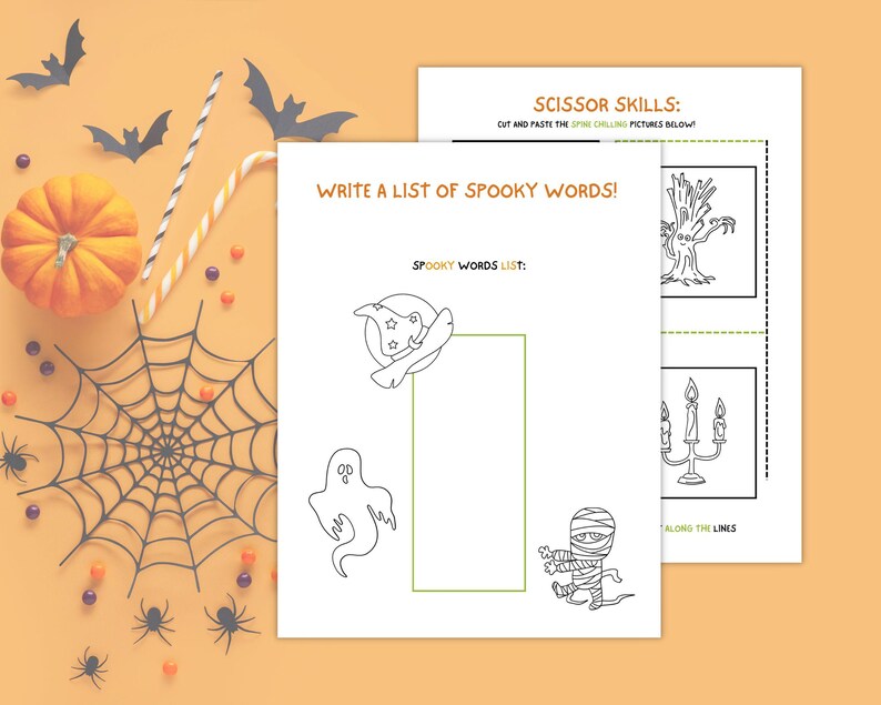 Halloween Activity Bundle: Kids Party Games & Coloring (digital ...
