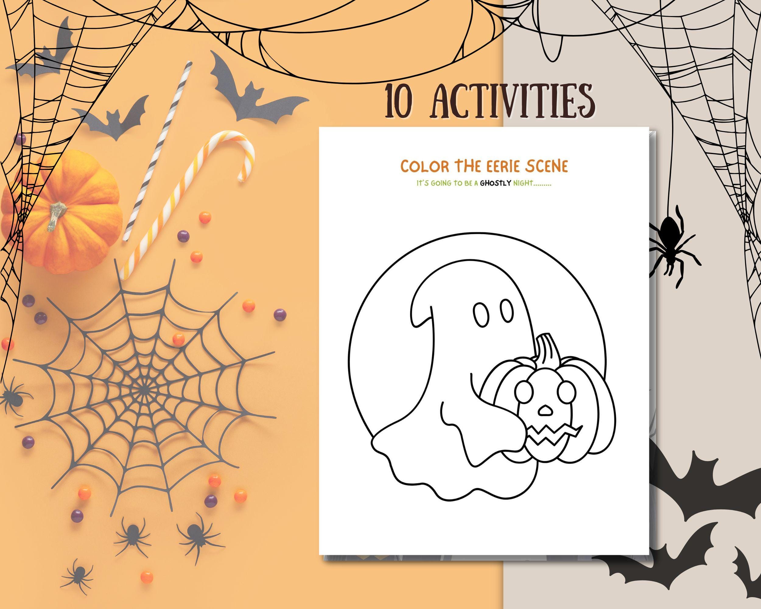Halloween Activity Bundle: Kids Party Games & Coloring (digital ...