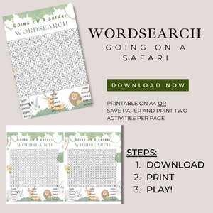 Printable Word Search Game, Party Games, Kids Games, Family Fun ...