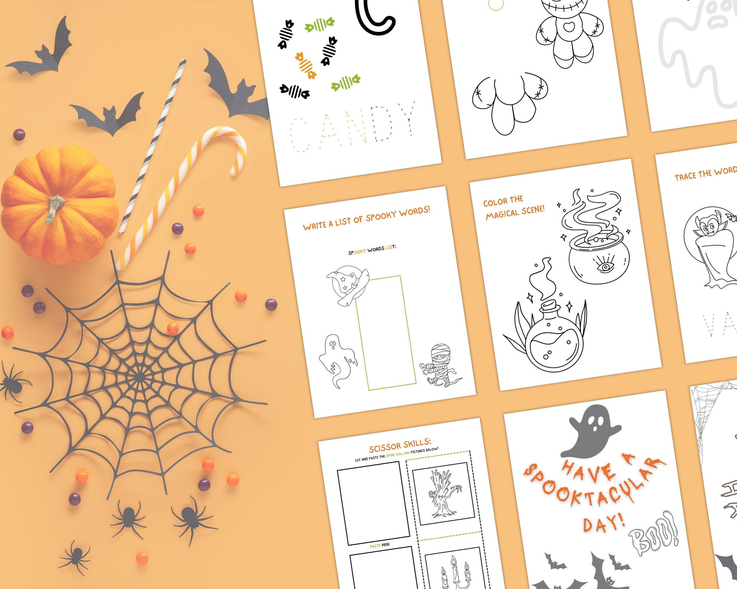 Halloween Activity Bundle: Kids Party Games & Coloring (digital ...