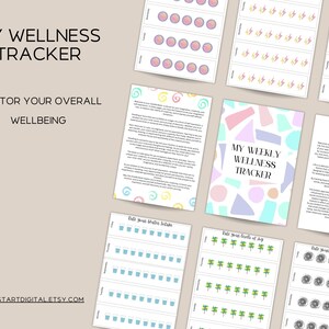 Printable Digital Weekly Wellness Tracker to Achieve Wellness Goals ...