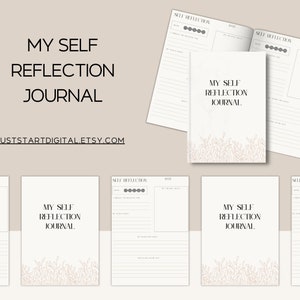 Self Reflection Journal Digital Printable for Daily Reflection and ...