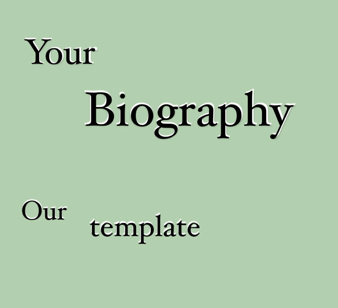 Professional Bio Template - Etsy