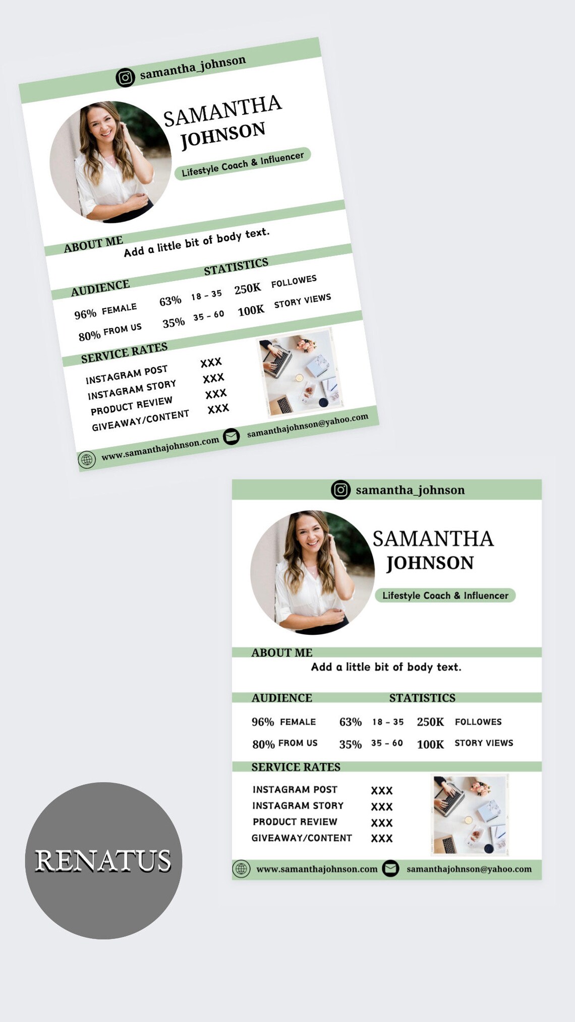 Professional Bio Template - Etsy
