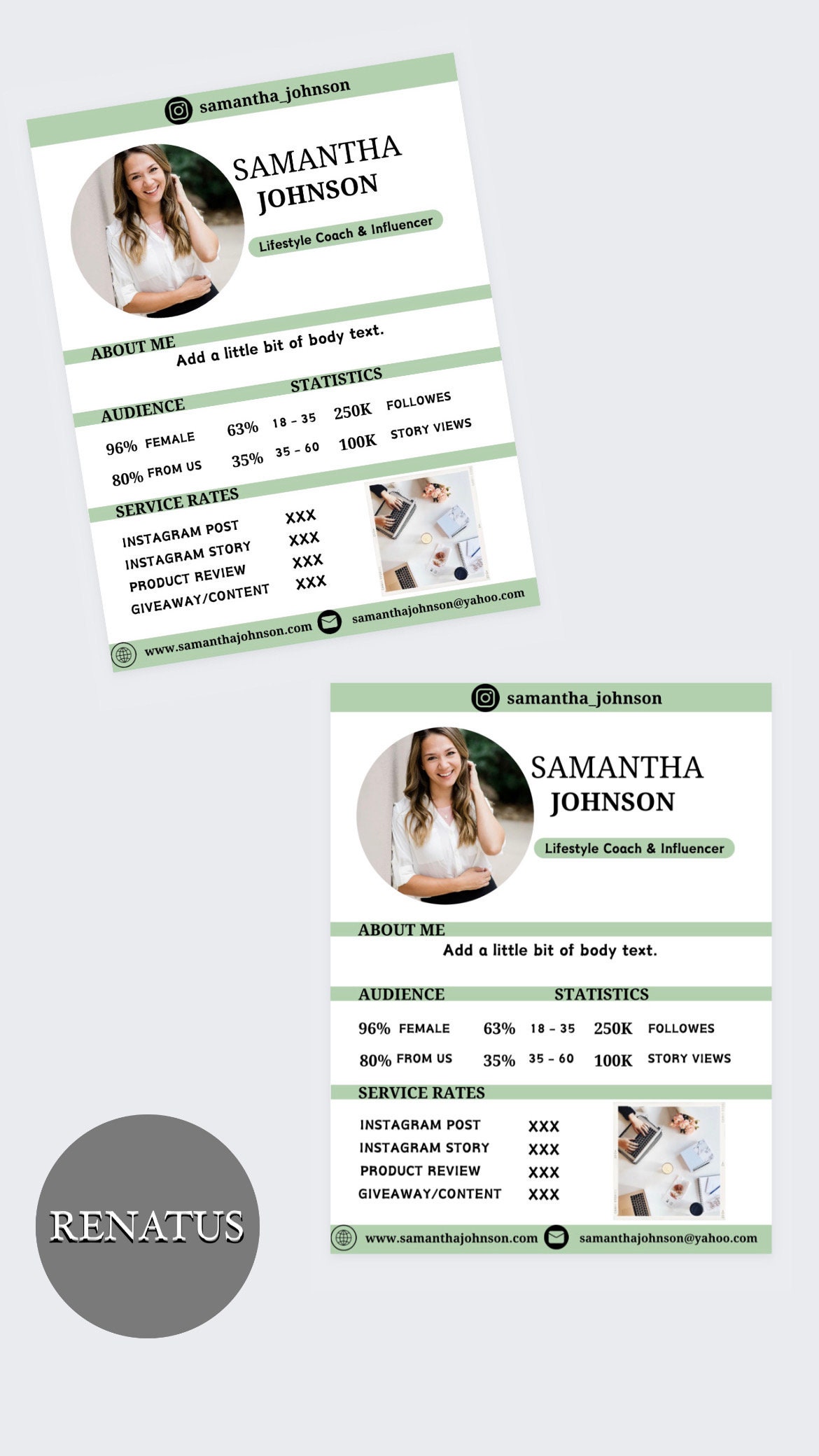 Professional Bio Template - Etsy