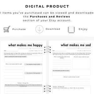 PLR / Resell Manage My Emotion Journal for Commercial Use Printable and ...