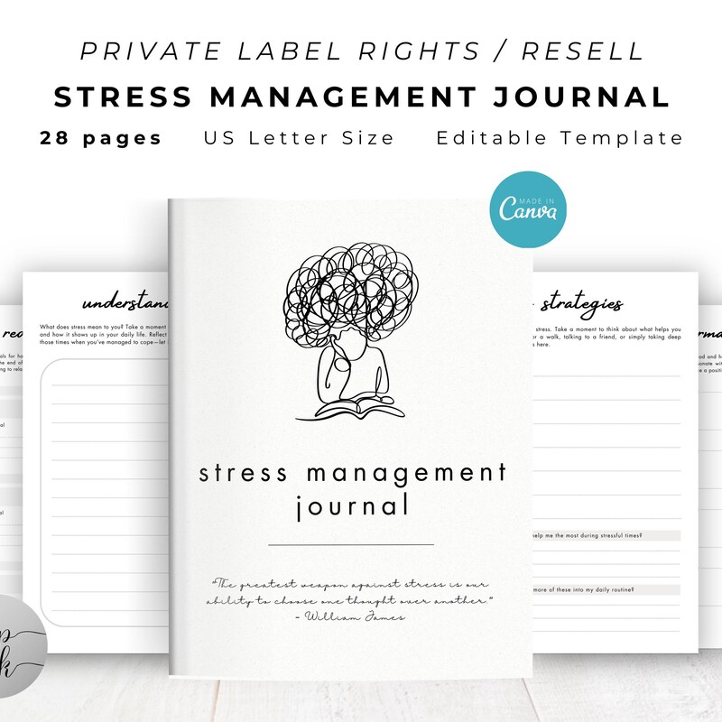 Relieve Stress Worksheets - Etsy