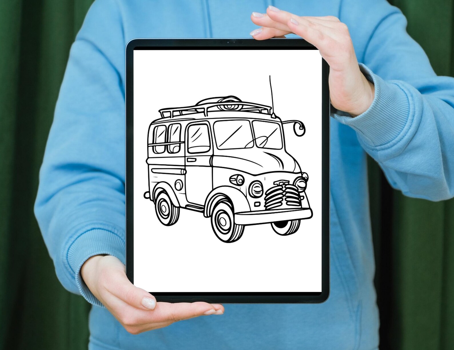 Easy Vehicle Coloring Pages for Kids Printable for KDP Interior, Cute ...