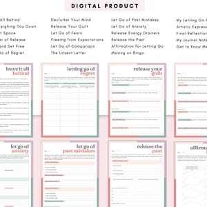 PLR / Resell Let That Sh*t Go Journal, Printable and Editable Template ...
