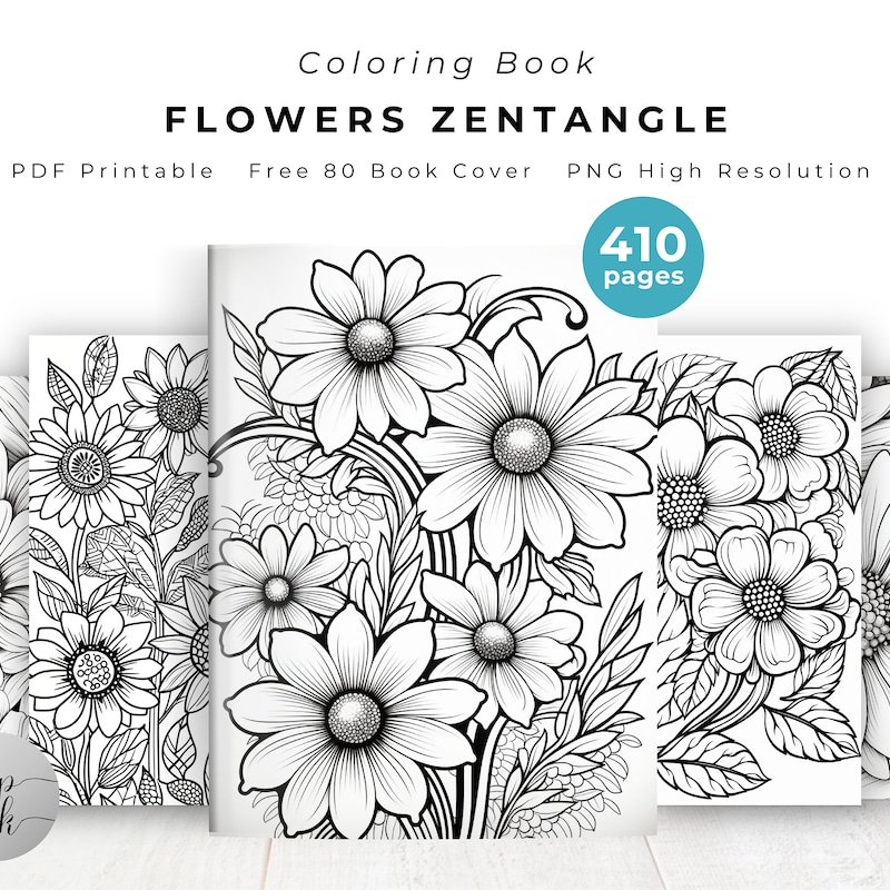 Zentangle Flower Patterns - Etsy