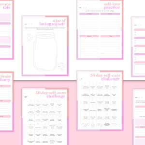 PLR / Resell Self Love Journal, Printable and Editable Template, Self ...