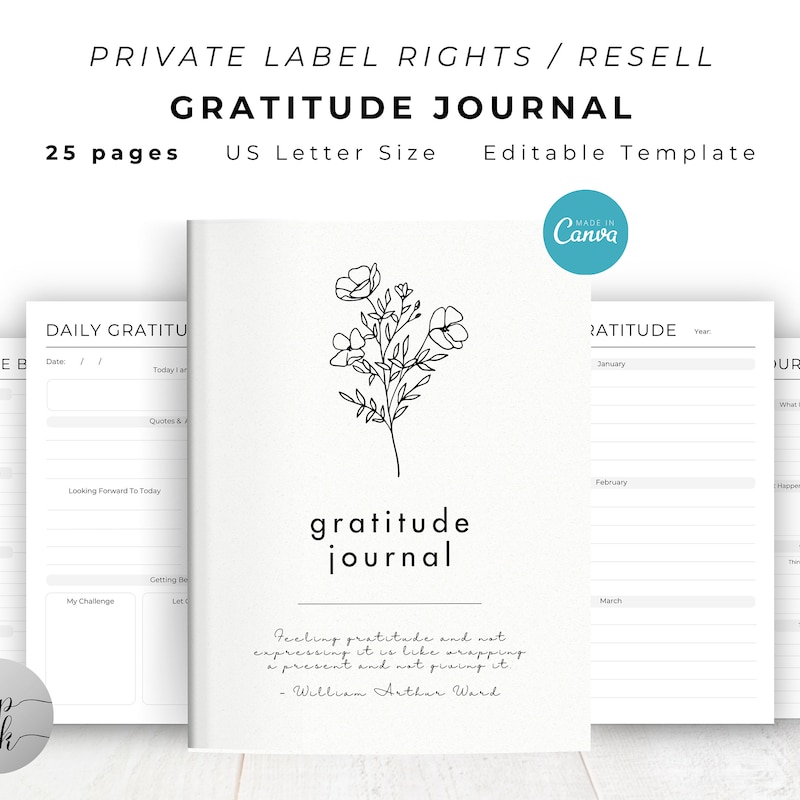 Gratitude Interior for Kdp - Etsy