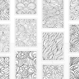 Mindful Pattern Coloring Book Bundle Printable for KDP Interior Stress ...