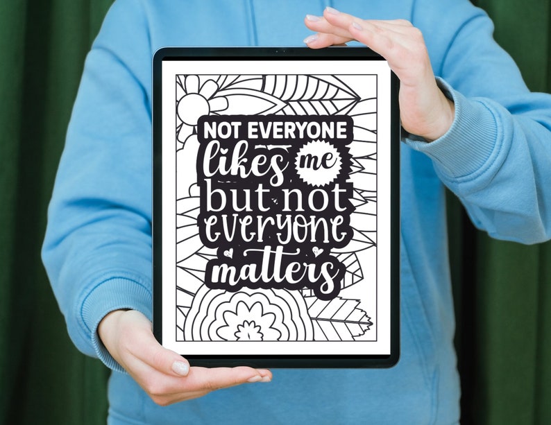 Sassy Quotes Coloring Book for Adult Printable for KDP Interior, Girl ...