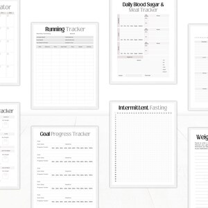 Weight Loss Planner for KDP Interior Printable Journal and Editable ...
